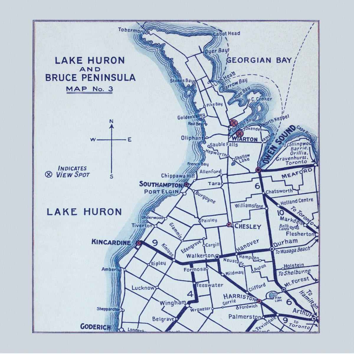 Bruce Peninsula Map Collection — Jaxx & Marbles