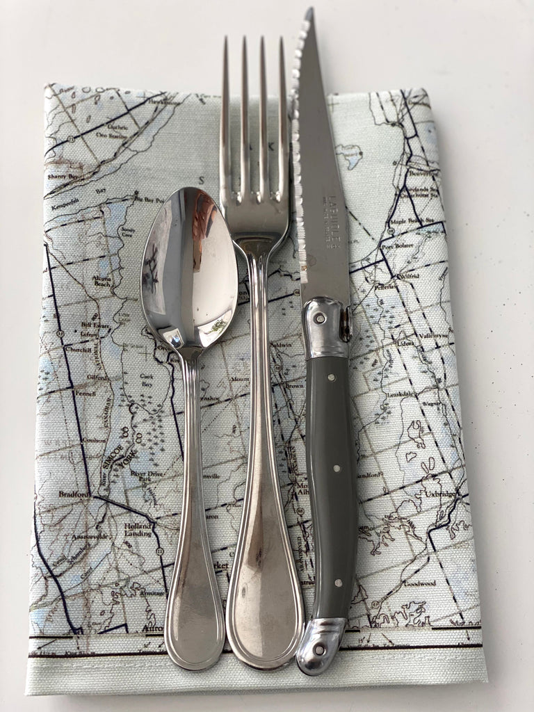 Map Dinner Napkin Collection — Jaxx & Marbles